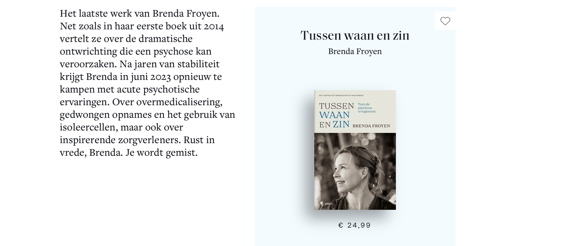 Tussen waan en zin - PsychoseNet.be